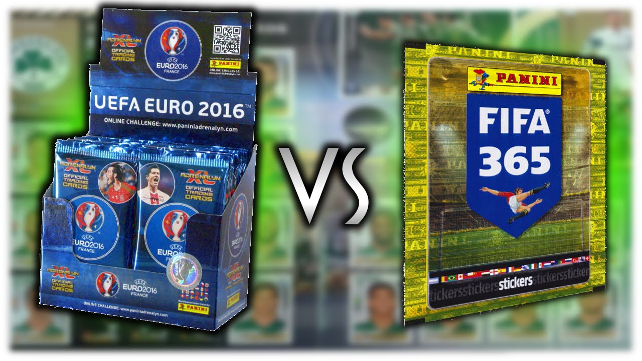 EURO 2016 vs FIFA 365 | Karten vs Sticker | PacksUnited - YouTube