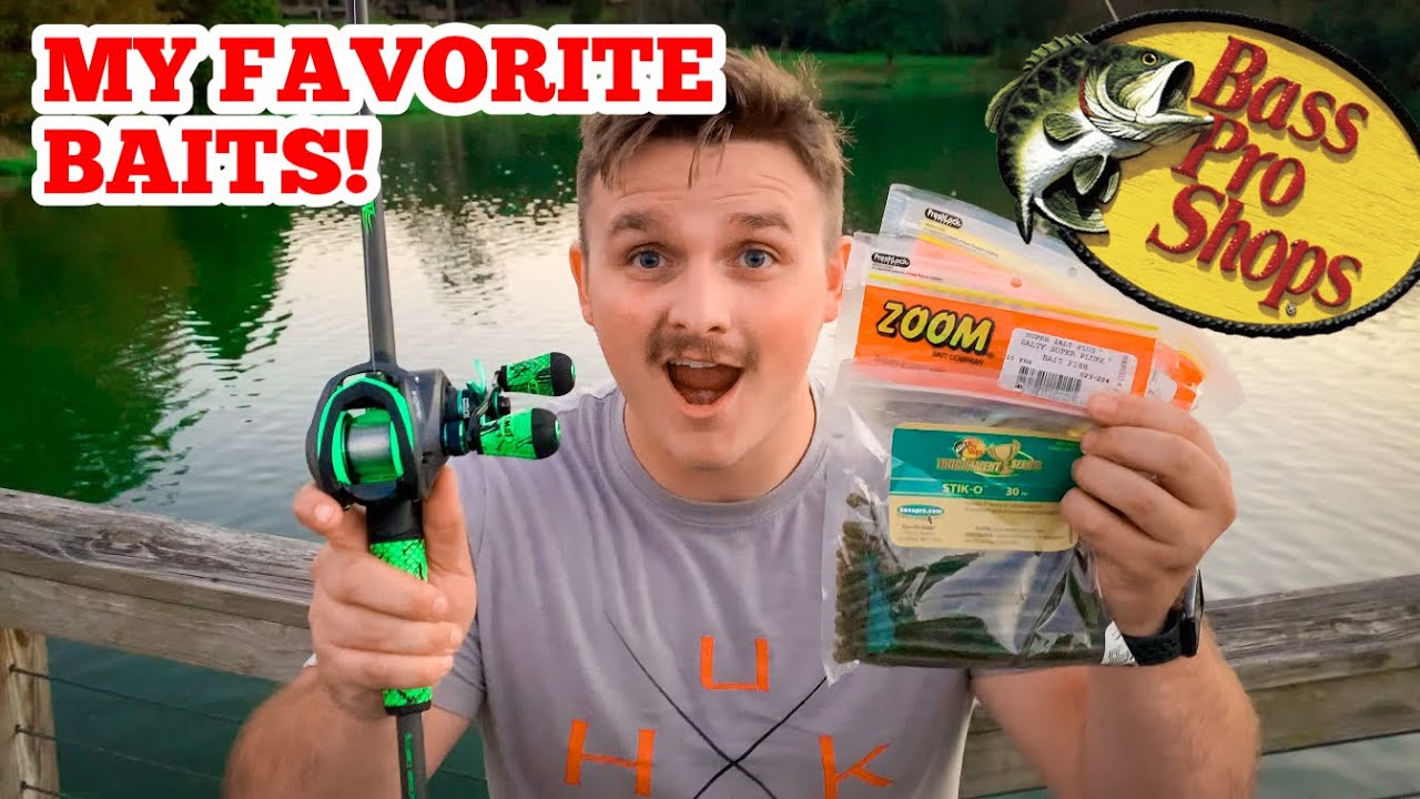 My FAVORITE Baits at Bass Pro Shops! (KICKED OUT) - YouTube