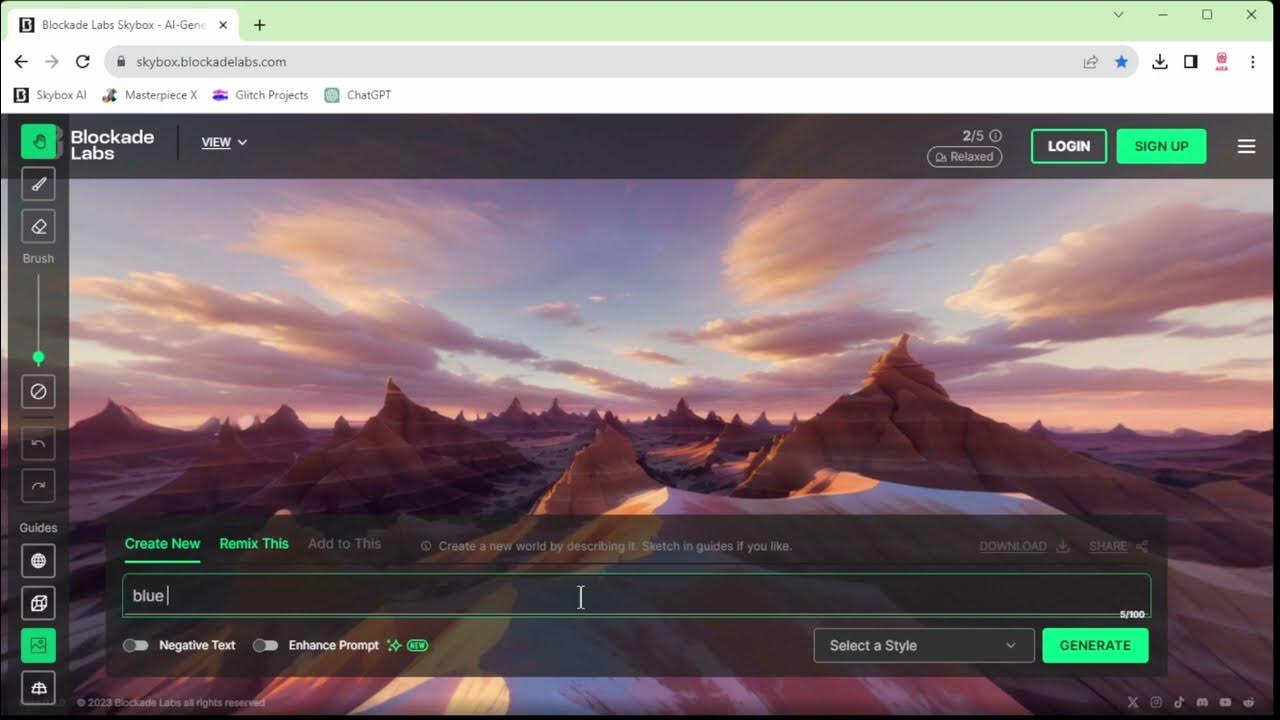Dream to Reality - Making Virtual Worlds with AI - Part 2 Skybox - YouTube