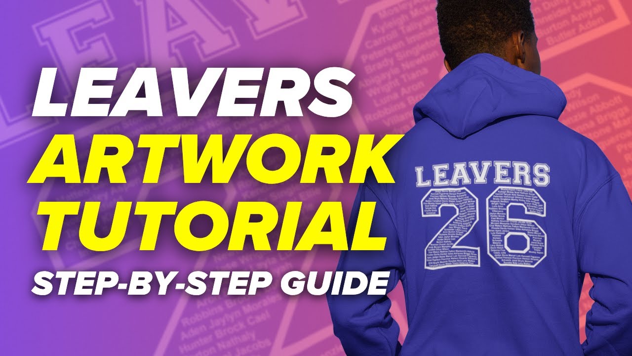 Leavers Artworking Tutorial: Step By Step Guide - YouTube