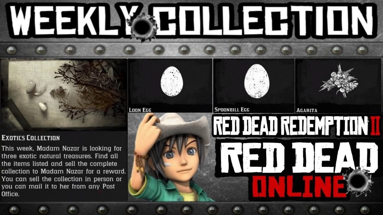 Exotics Collection locations June 23 - RDR2 Online Weekly Collection ...