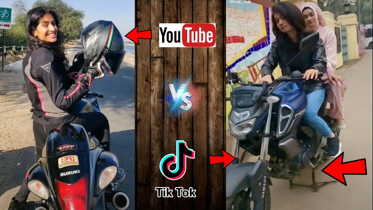 TIKTOK BIKERS को देखकर हसी नहीं रुकेगी -Infoinsta - YouTube