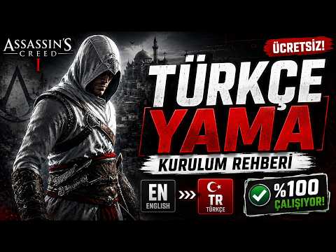 ASSASSIN'S CREED 1 TÜRKÇE YAMA NASIL KURULUR? (ÜCRETSİZ & %100 ÇALIŞIYOR) - 2026