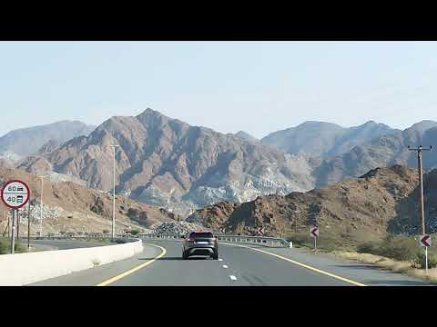 Fujairah Mountains on the way to Kalba waterfall, Sharjah (5) - YouTube