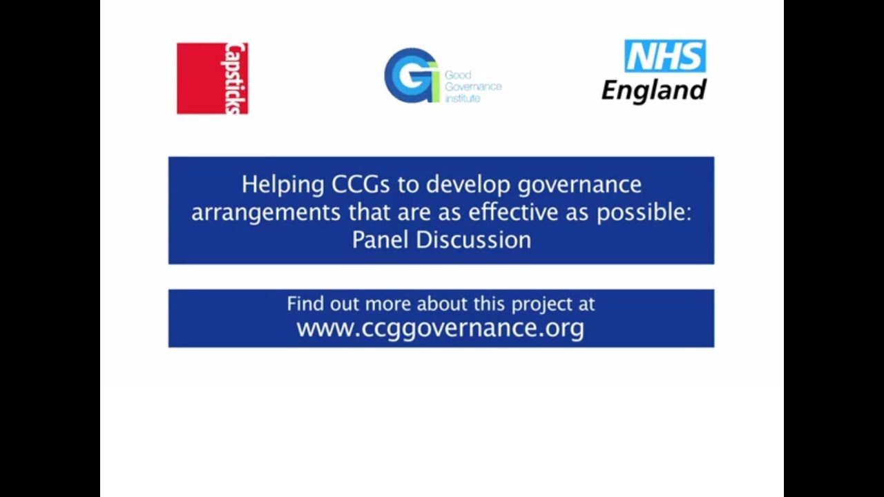 NHS England, Good Governance Institute (GGI) - language and outcomes of ...