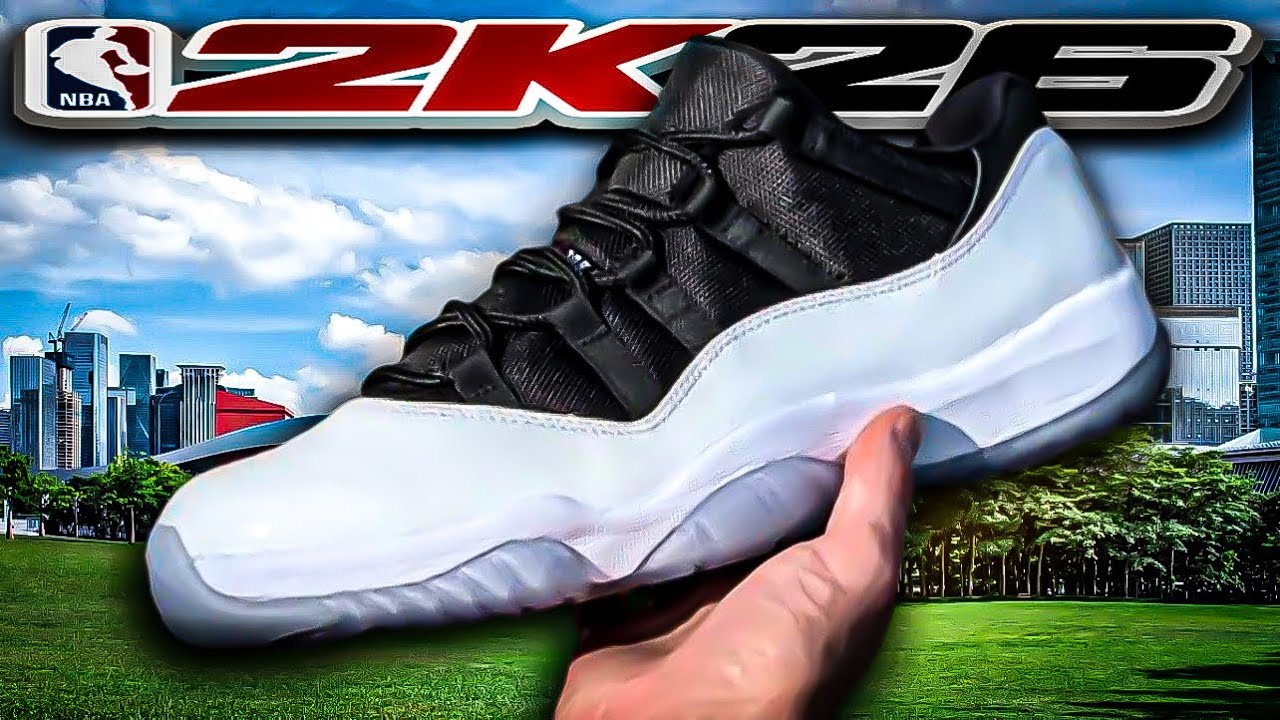 HOW TO MAKE Air Jordan 11 Low “Tuxedo” In NBA 2K26 Shoe Creator - YouTube