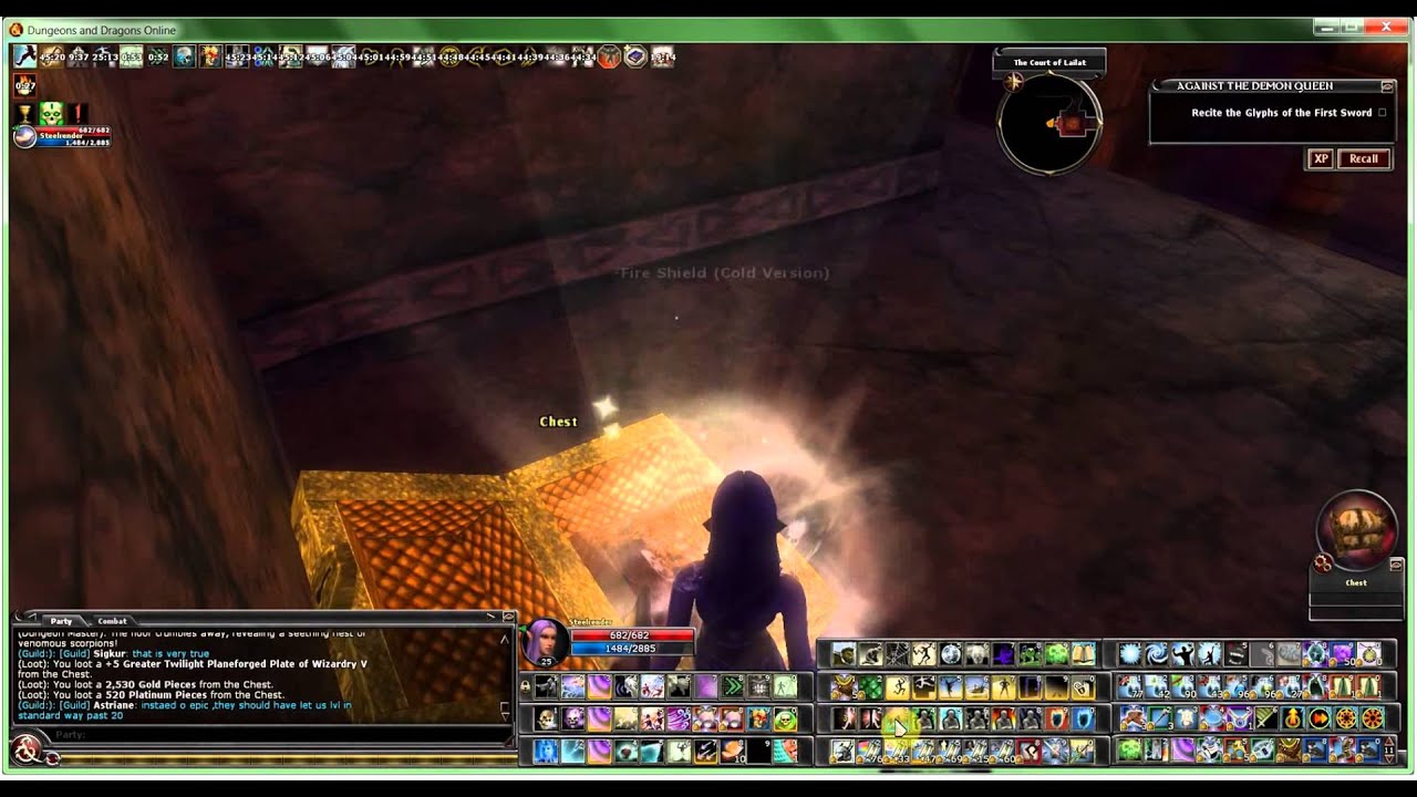 ddo Against Demon Queen chest farm epic elite - YouTube
