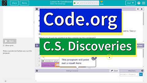 Code.org Conditionals Lesson 15 | Tutorials with Answers | Complete Lesson | C.S. Discoveries ...