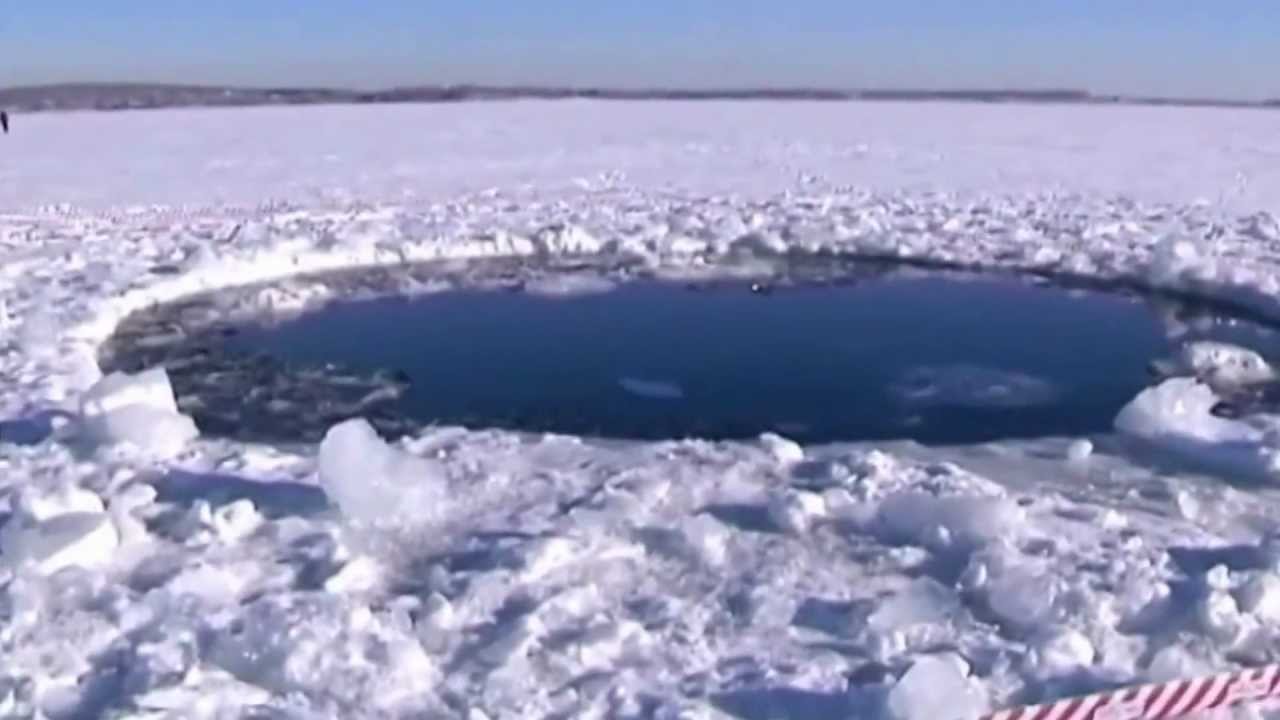 Cráter del Meteorito que impacto en Rusia 15 de febrero de 2013 [HD ...