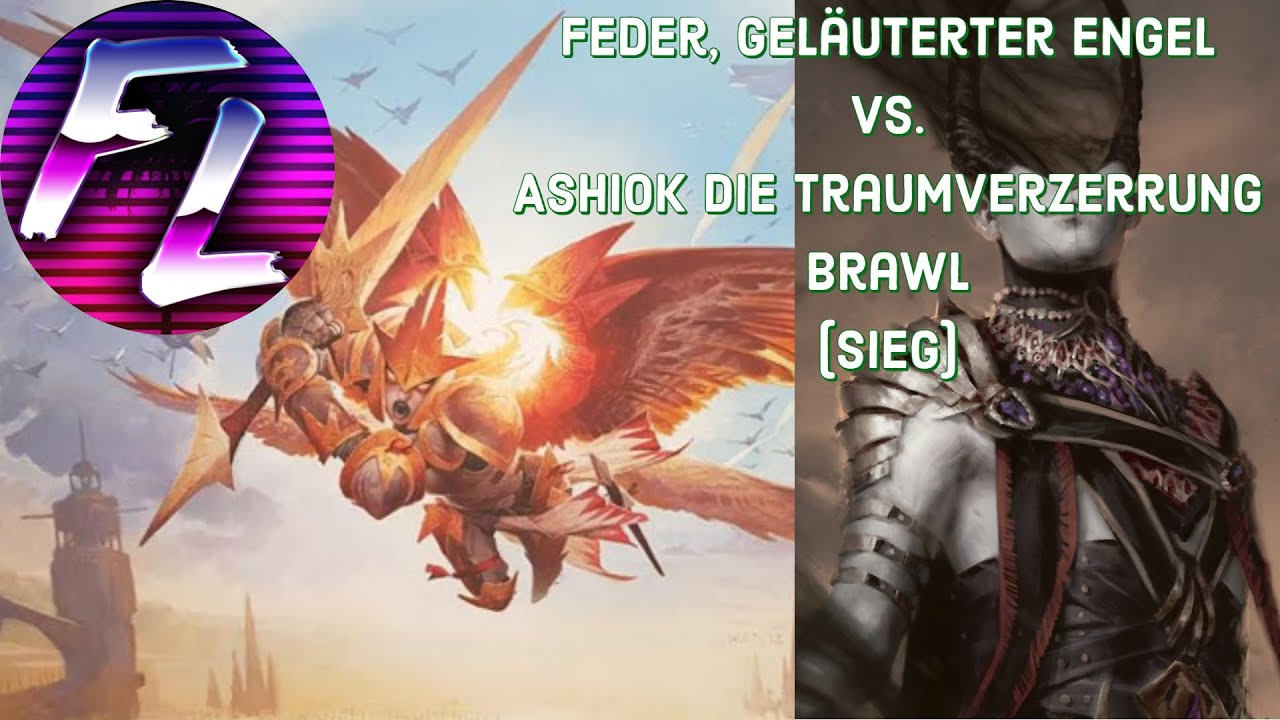 MTG Brawl - Feder, geläuterter Engel vs Ashiok die Traumverzerrung ...