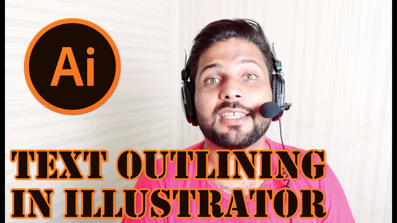 MAKE YOUR TEXT AS OUTLINE IN ADOBE ILLUSTRATOR - JB TECHNIQUES (THE ...