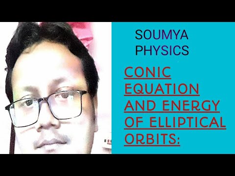 CLASSICAL MECHANICS, CONIC SECTION EQUATION AND ENERGY OF ELLIPTICAL ...