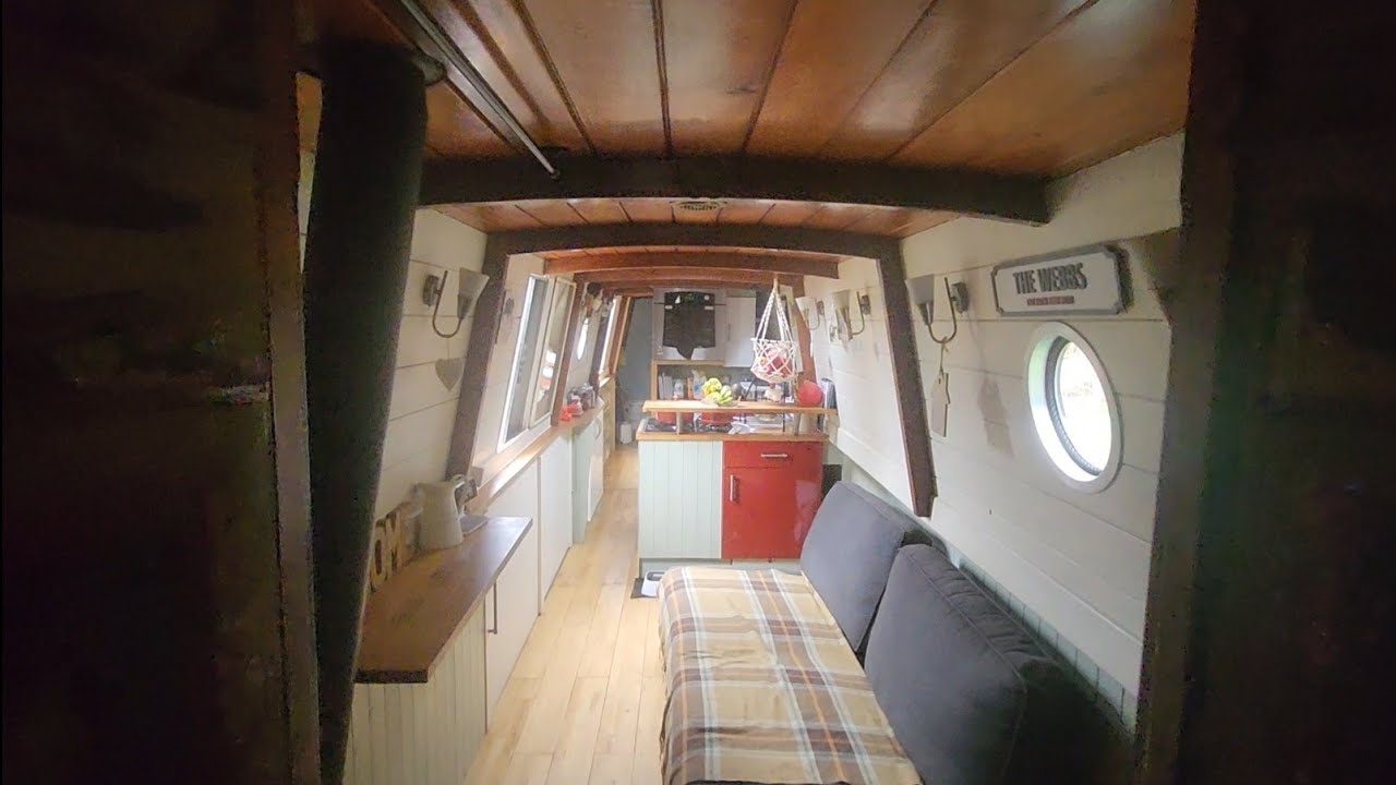 Episode 2 - Narrowboat tour part 2. Off grid, Tiny house, Boat life ...