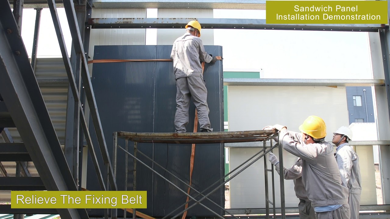 How to install Sandwich Panels? - YouTube