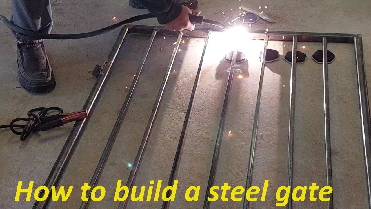 NPL 098: DIY Build Your Own Steel Gate - YouTube