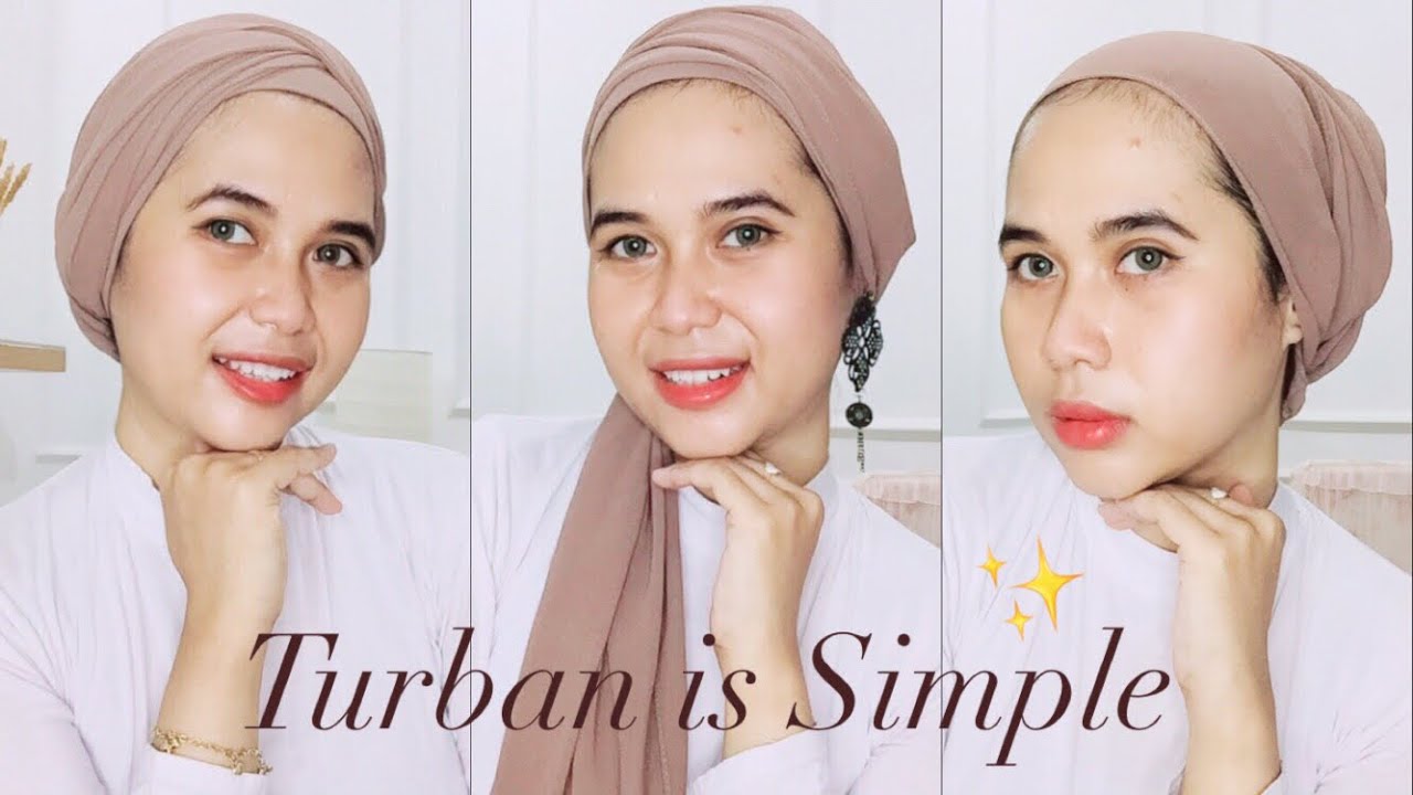 Tutorial Turban Simple || @Giafiana 💕 - YouTube