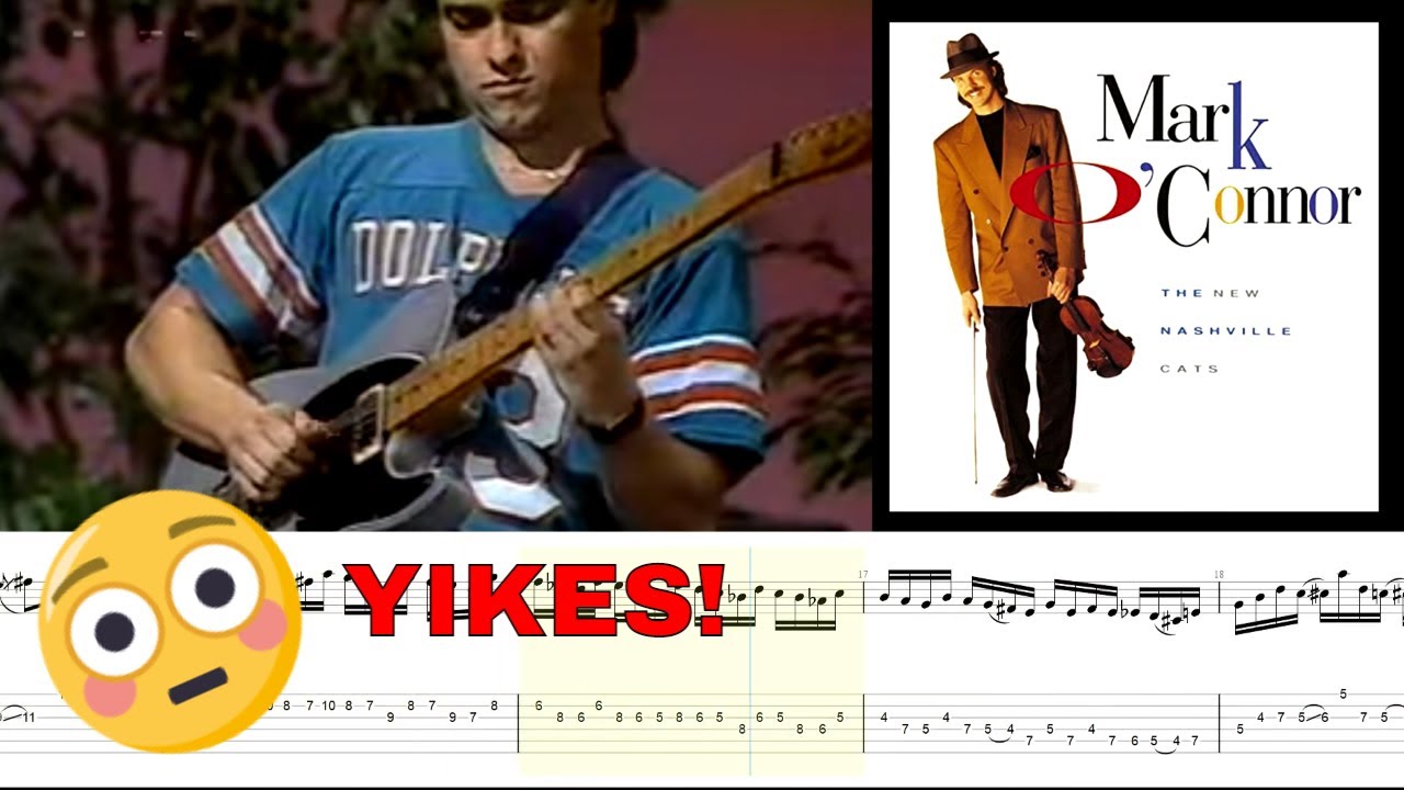 Brent Mason Guitar Solo Animated Tab - Pick It Apart (Mark O Connor ...