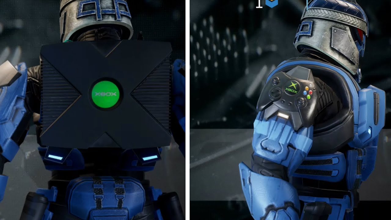 Halo MCC - OG Xbox Backpack and Duke Controller Shoulder Pads - YouTube