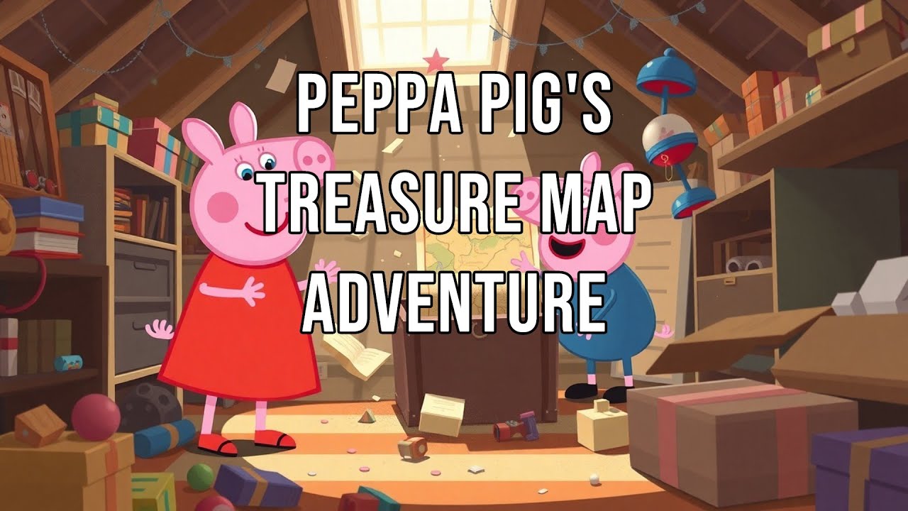 Peppa Pig's Treasure Map Adventure - YouTube