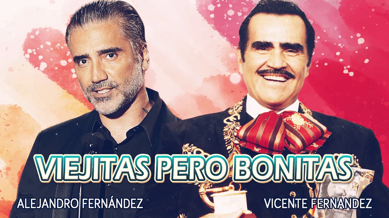 Vicente Fernández y Alejandro Fernández Sus Mejores Rancheras - YouTube