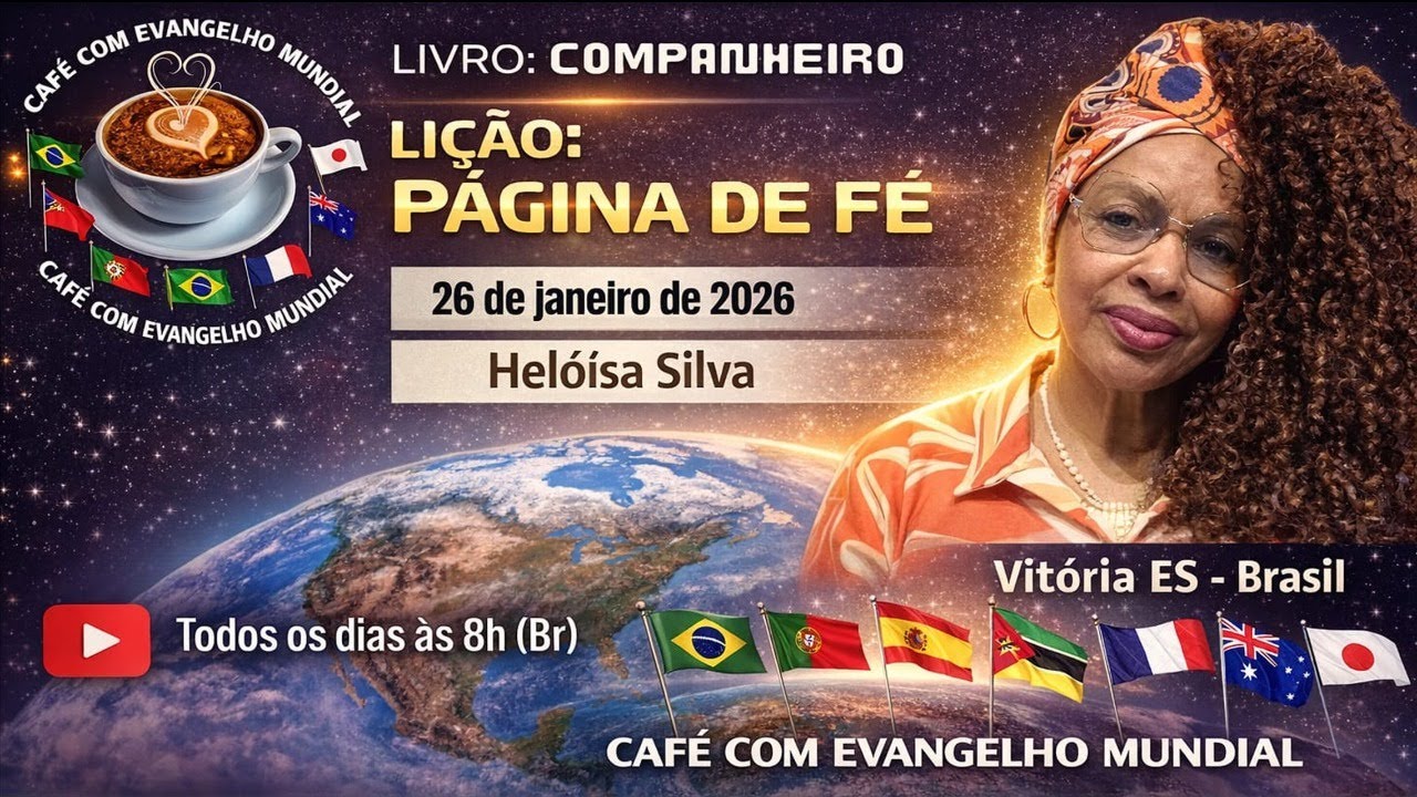 CAFÉ COM EVANGELHO MUNDIAL com HELOISA SILVA, Vitoria, Livro ...