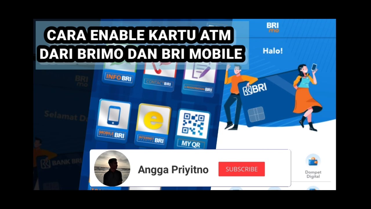 CARA ENABLE KARTU ATM DARI BRIMO DAN BRI MOBILE YANG DISABLE - YouTube