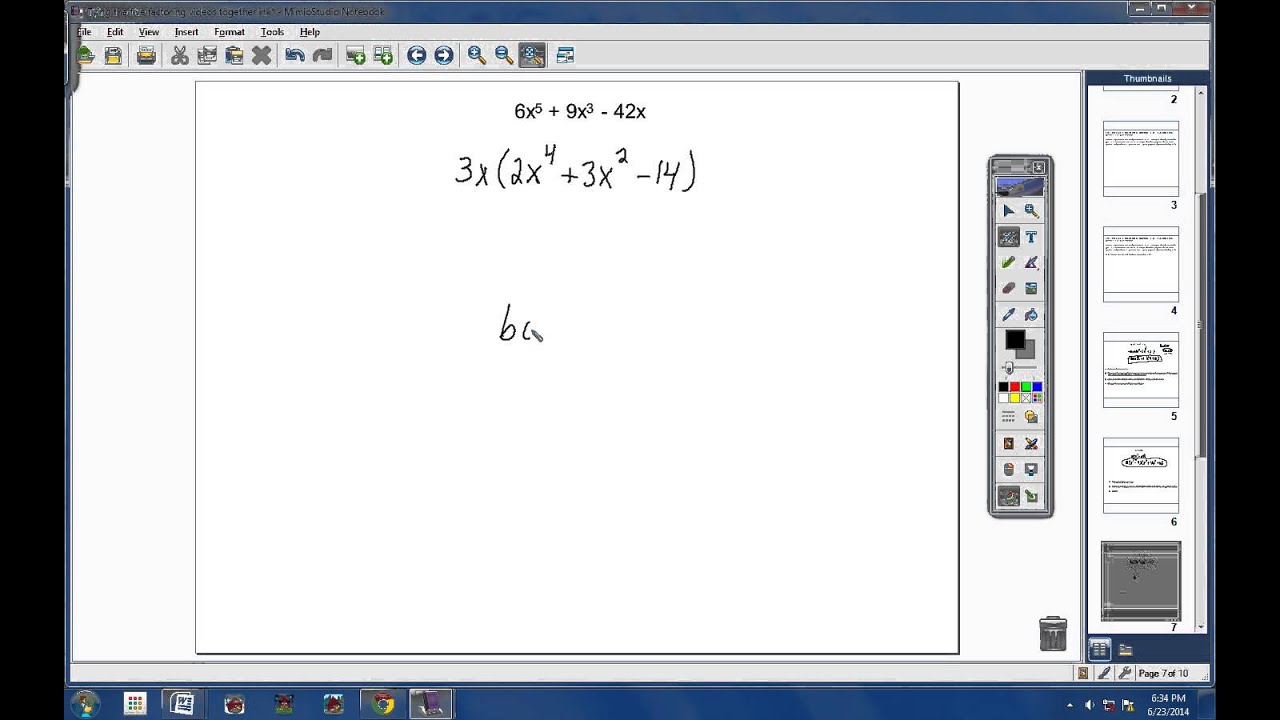 Tying the Five Factoring Videos Together - YouTube