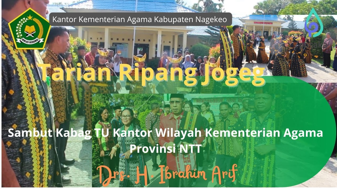 🛑Tarian Ripang Jogeg MAN Nagekeo Sambut Kunjungan Kabag TU Kantor ...