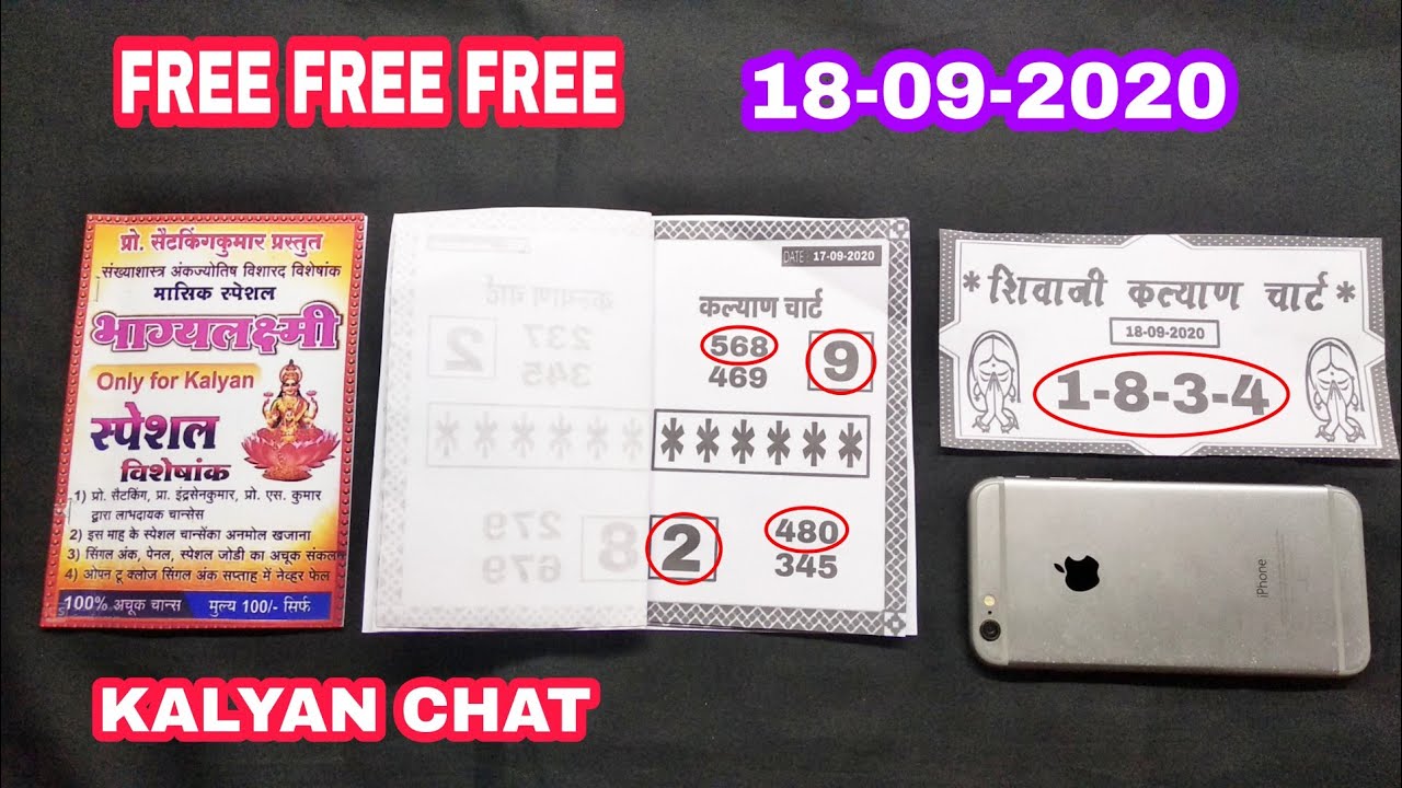 18-09-2020 KALYAN FREE OTC KALYAN CHAT MATKA FIX JODI PANA SATTA MATKA ...