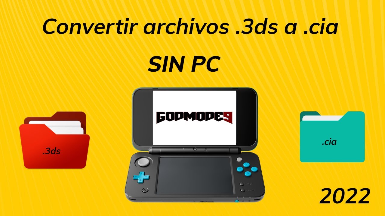 ¡Convierte tus archivos .3ds a .cia! Sin PC y solo con tu 3DS. - YouTube