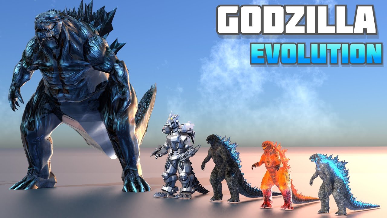 Every Godzilla | Evolution Comparison (1954-2024) - YouTube