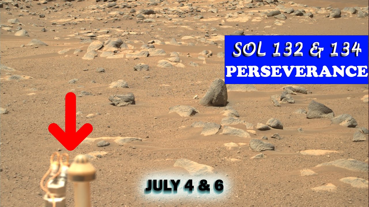 Mars Perseverance Rover Latest Images SOL 134 JULY 6 | Marte - YouTube