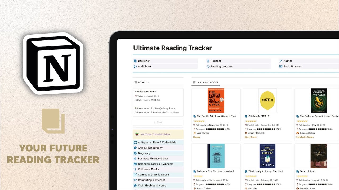 Level Up Your Reading Experience with the Ultimate Notion Reading ...