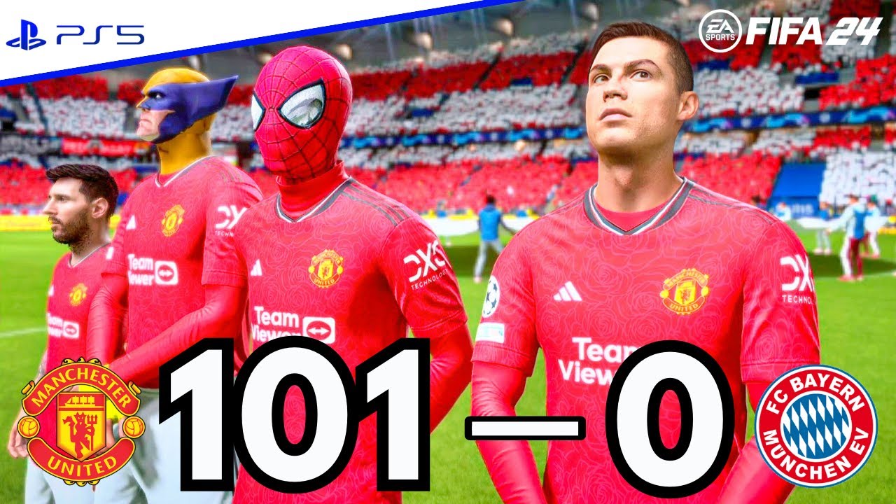 FIFA 24 - SPIDER MAN, CRISTIANO RONALDO, WOLWERINE, MESSI, ALL STARS ...