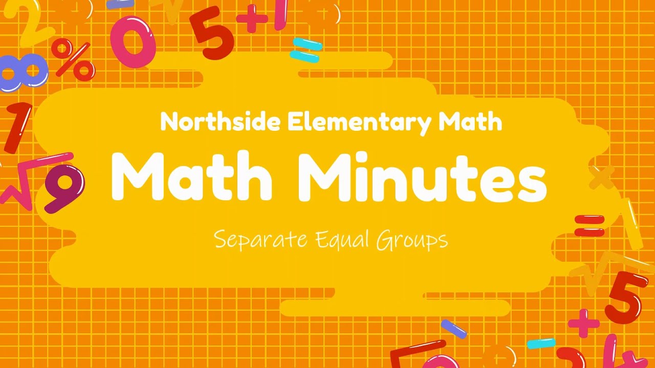 2nd Grade Separate Equal Groups - YouTube
