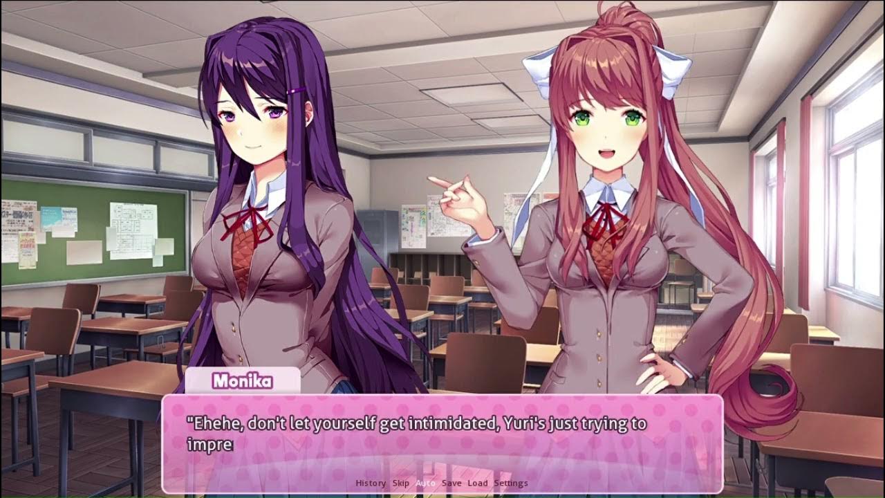 DDLC Confident Yuri Edition: Part 1 - YouTube