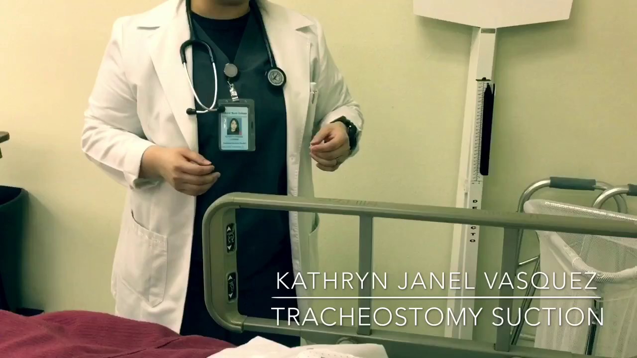 Lvn Skill Tracheostomy Suction Kathryn Janel Youtube