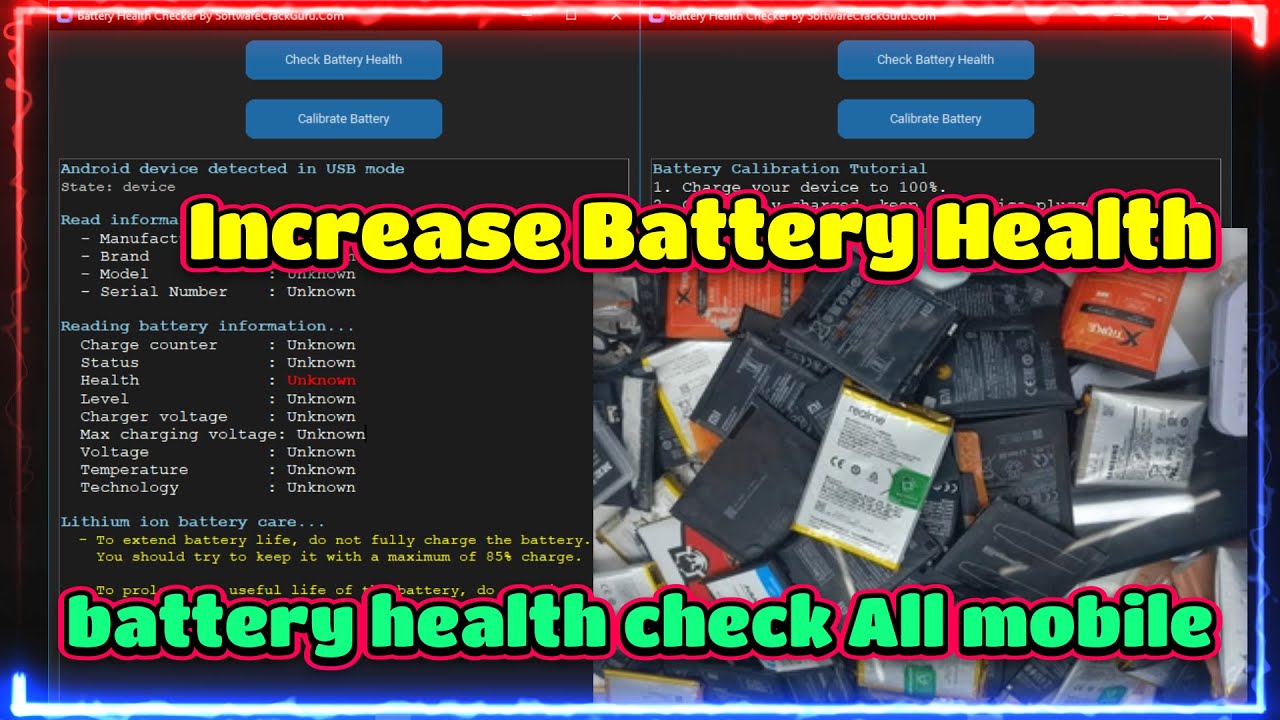 Battery Health Check V1.0 Free | mobile battery health check | check ...