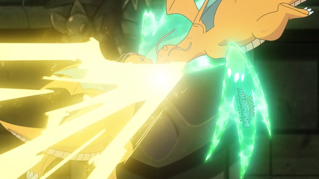 "BATTLE OF THE CHAMPIONS!!" Pokémon Journeys 65: Battle of Dragons! Ash ...