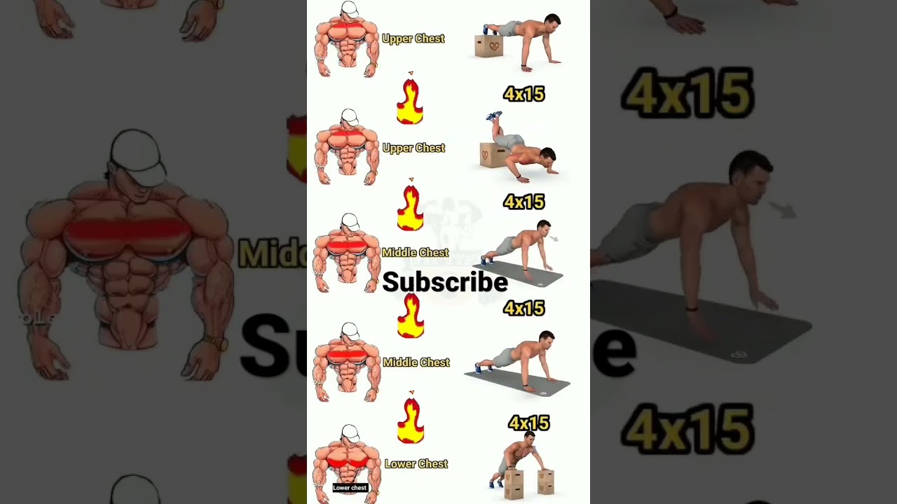 😁💥upper chest middle chest and lower chest full body workout 💪💯 - YouTube