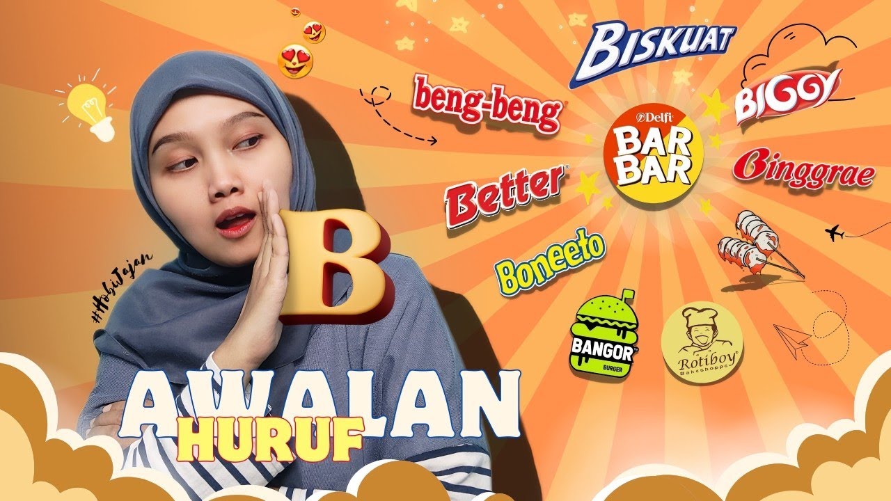 PUAS BANGET!!! JAJAN HURUF B #hobijajan - YouTube