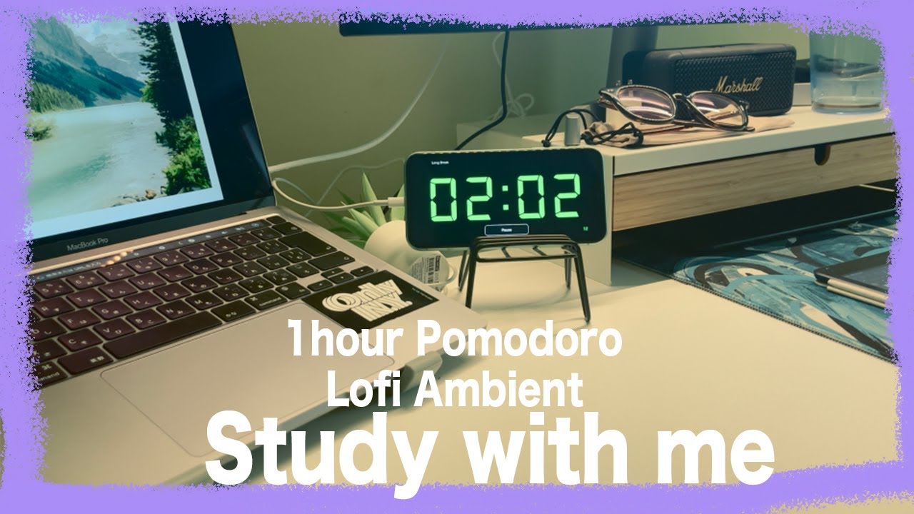 2-Hour Study with Me (Pomodoro 50/10, Ambient, Lofi, Timer)Day16 - YouTube