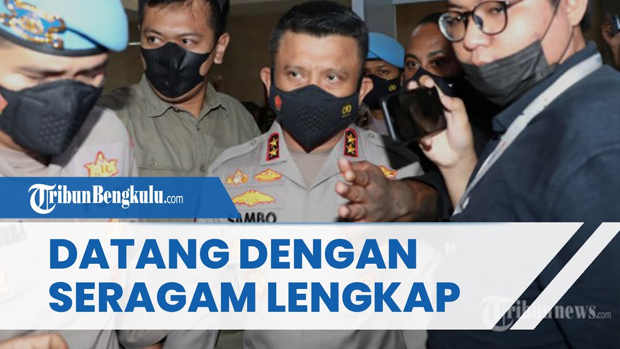 Irjen Ferdy Sambo Datang Pemeriksaan dengan Seragam Lengkap Meski sudah ...
