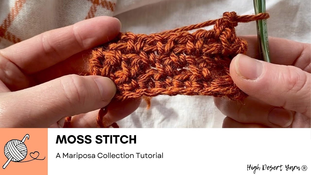 Moss Stitch Tutorial - YouTube