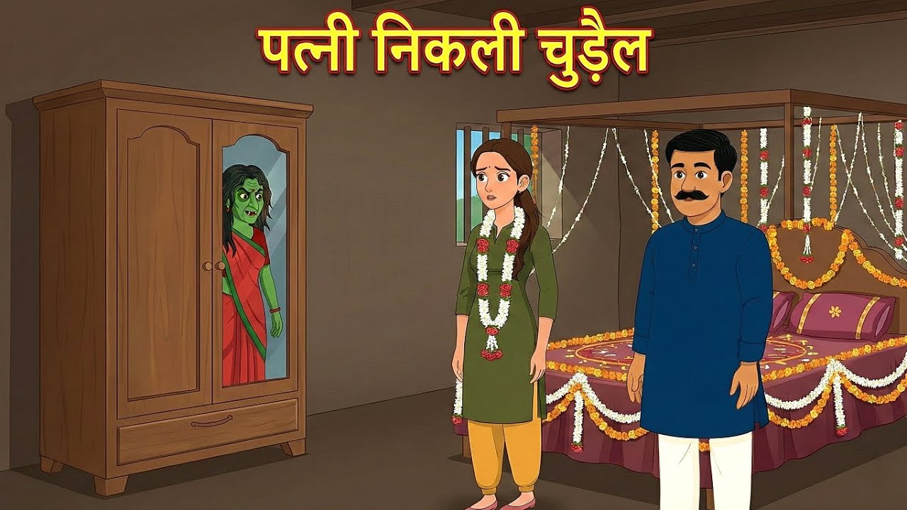 पत्नी निकली चुड़ैल | HINDI KAHANIYA | HINDI STORIES | CARTOON | KAHANI ...