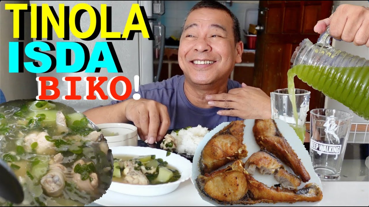MUKBANG tayo ng TINOLA, Pritong MAYA-MAYA at BIKO na Panghimagas!🇵🇭😄 ...