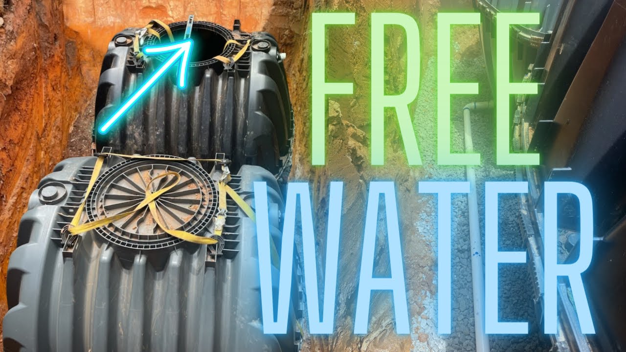 Free Water with Rainwater Collection and Cistern Storage - YouTube