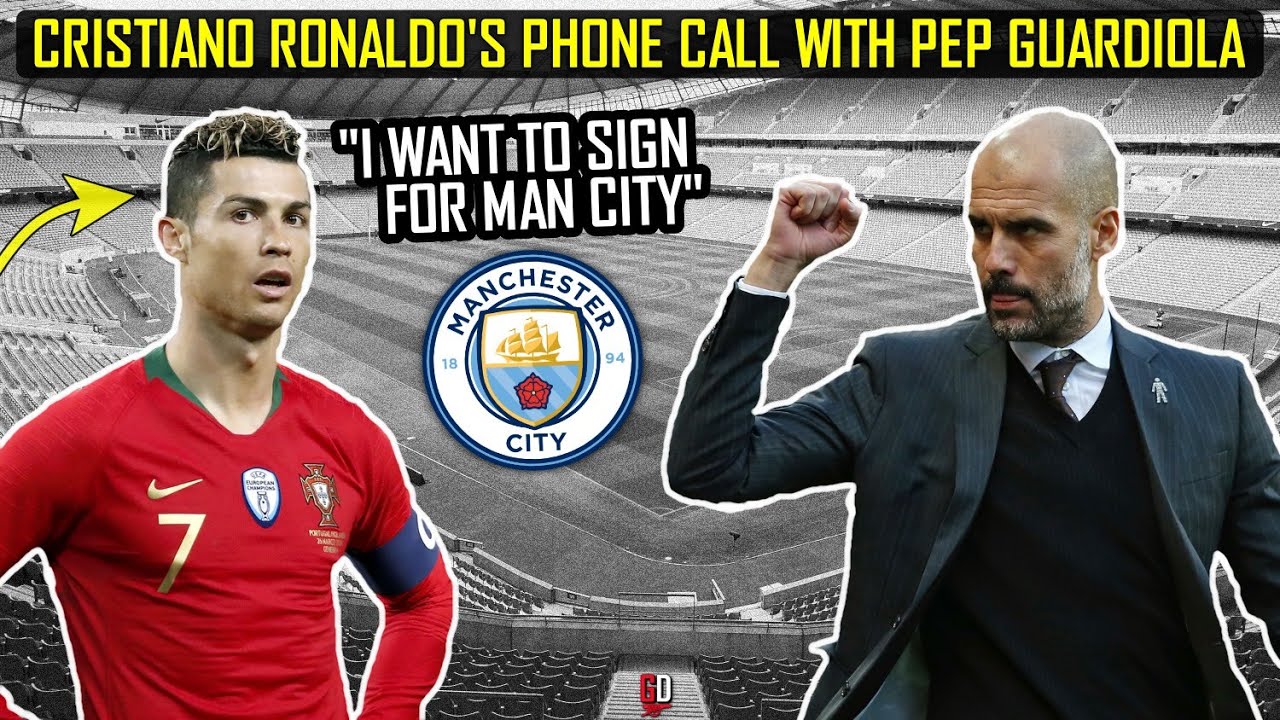 Cristiano Ronaldo's phone call with Pep Guardiola! (LEAKED) 😱 - YouTube