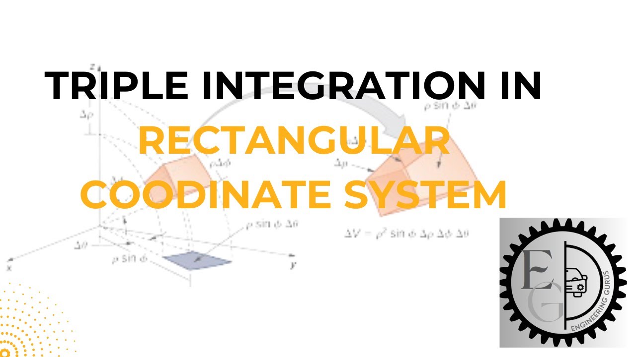 Lecture No. 8: Triple Integration In Rectangular Coordinate System ...