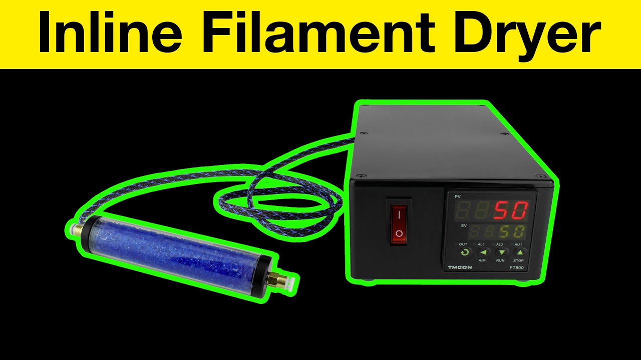 3D Printer Inline Filament Dryer - Thordsen 3D IFD-175 EX - YouTube